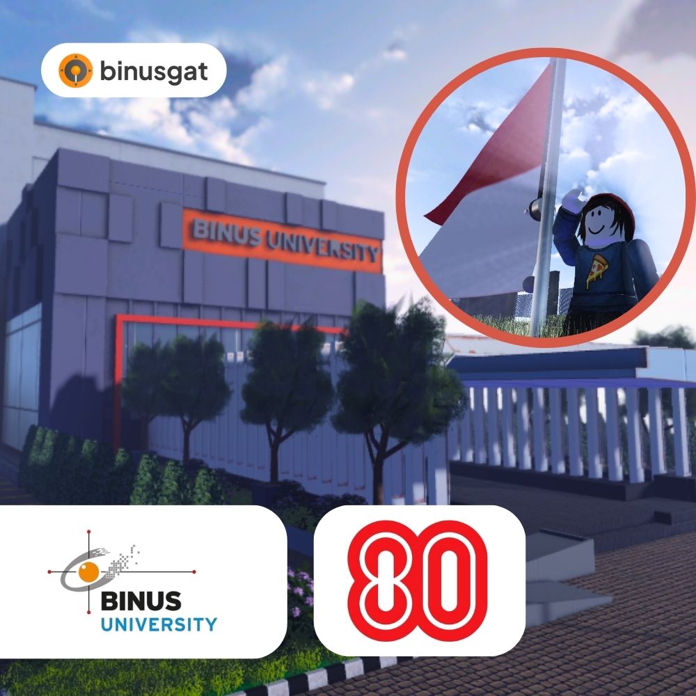 Upacara HUT RI 80 di Roblox @BINUS Anggrek – Game Application and Technology