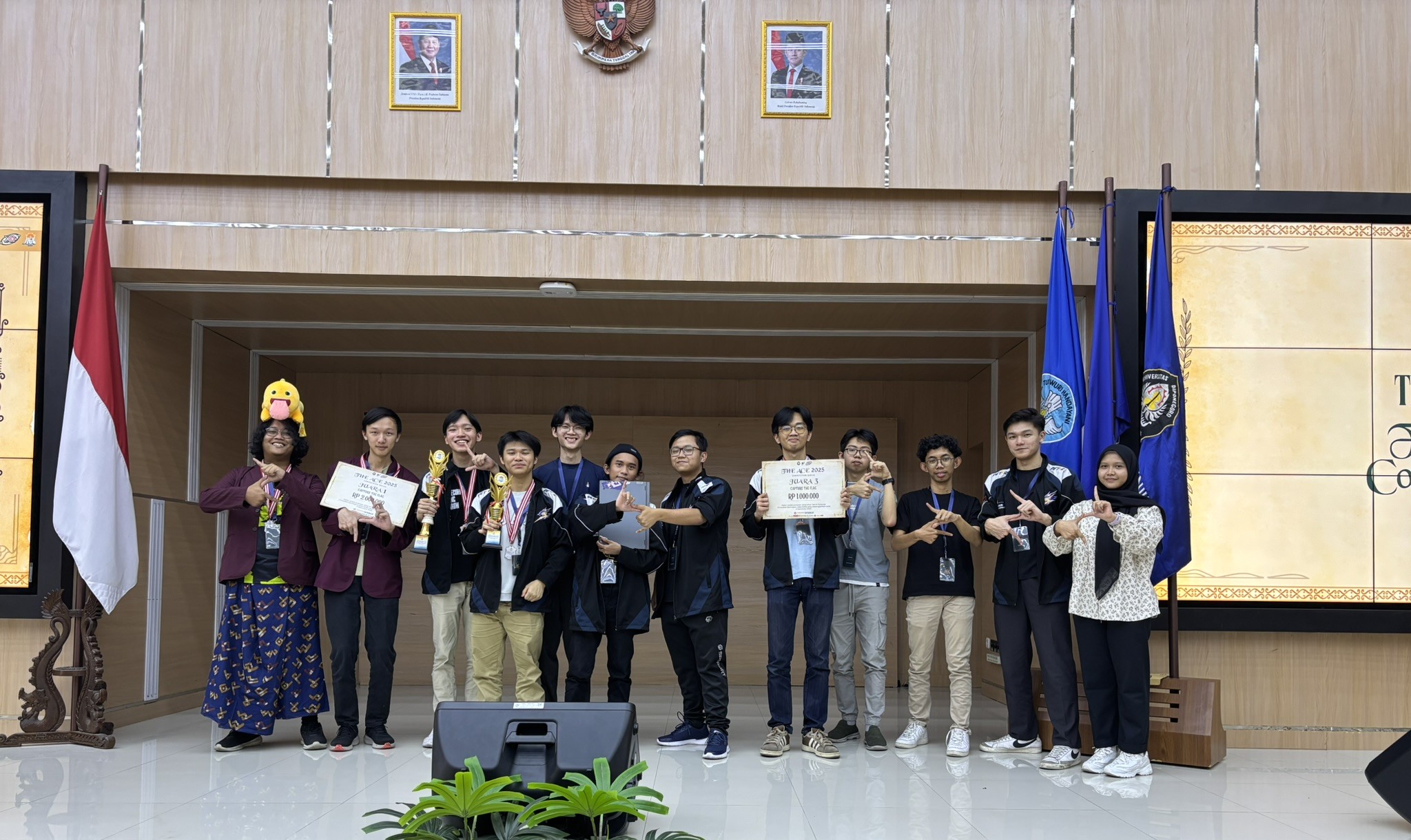 Tim PETIR BINUS University Raih Juara 1 dan 3 di The ACE 2025 – School of Computer Science